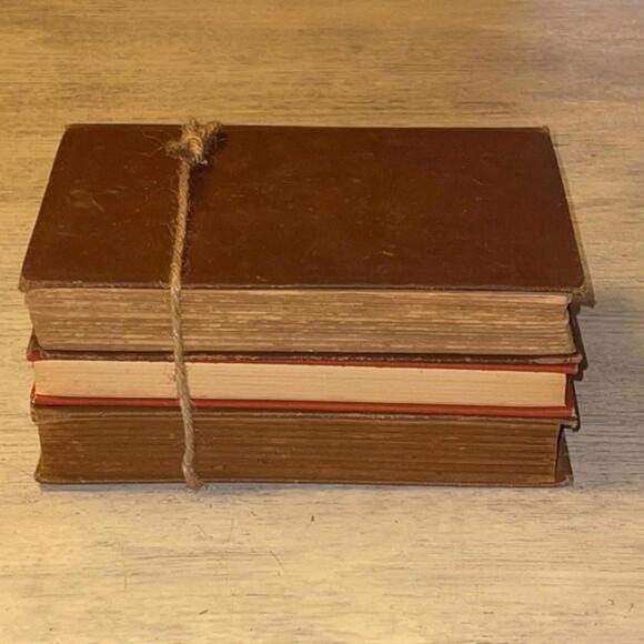 Unique Vintage | Accents | Vintage Antique Stack Of Old Worn Neutral ...